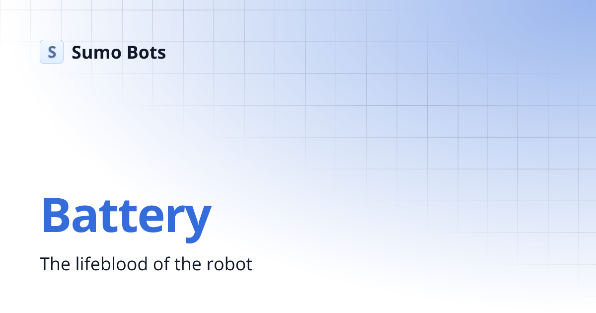 Battery | Sumo Bots