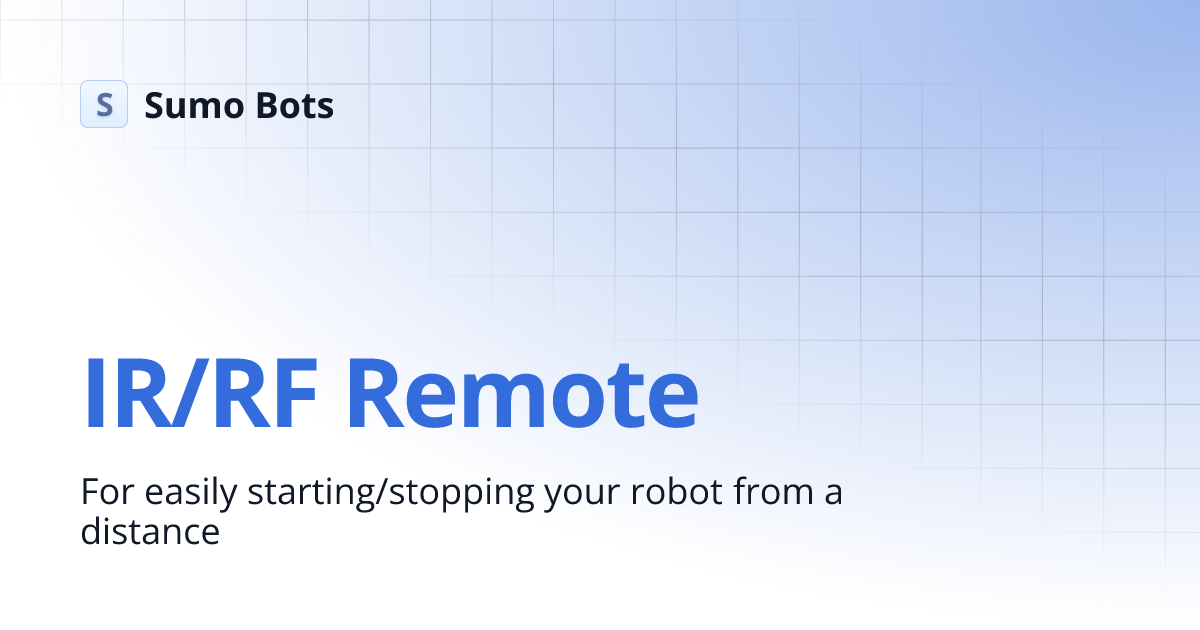 IR/RF Remote | Sumo Bots